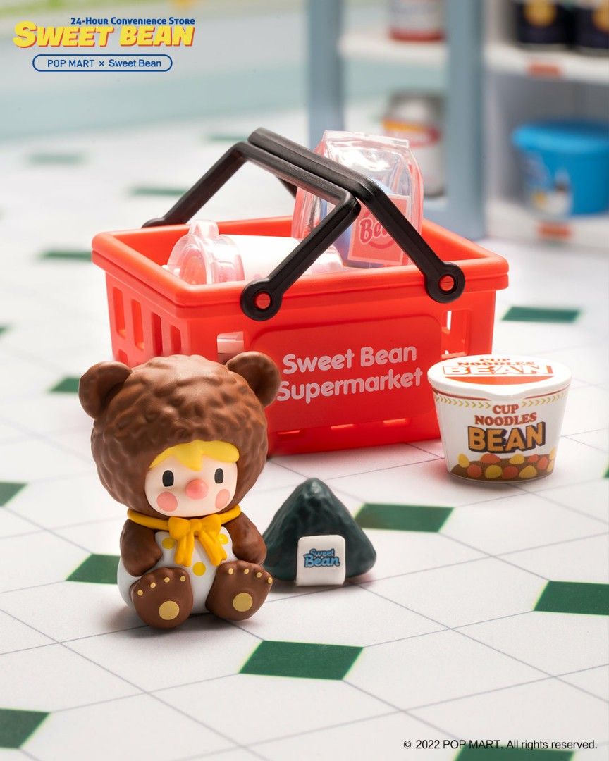 [POPMART] SWEET BEAN 24 HOUR CONVENIENCE STORE SERIES FULL SET AND ...