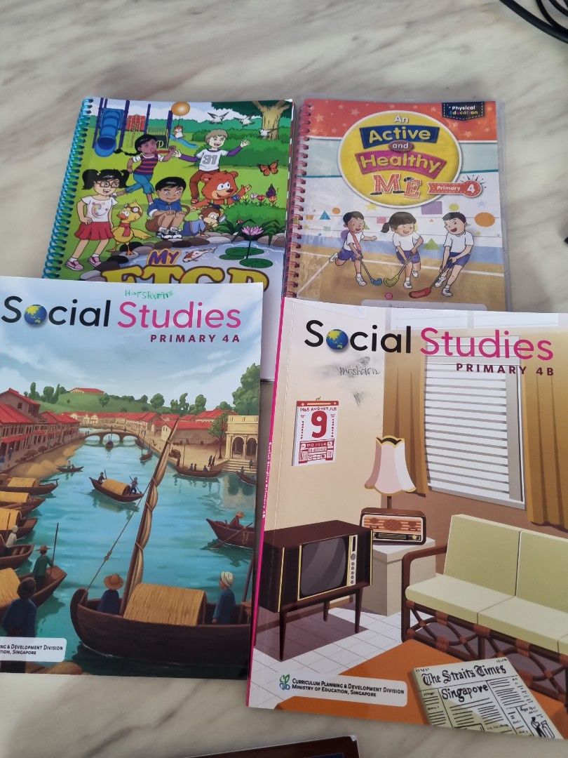 Primary 4 Social Studies and FTGP, Hobbies & Toys, Books & Magazines, Textbooks on Carousell