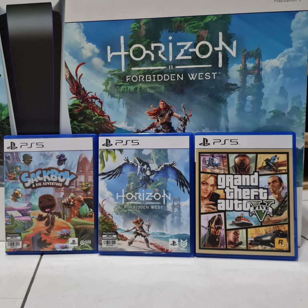 PS5 DISC EDITION HORIZON FORBIDDEN WEST, Video Gaming, Video Game Consoles, PlayStation on Carousell