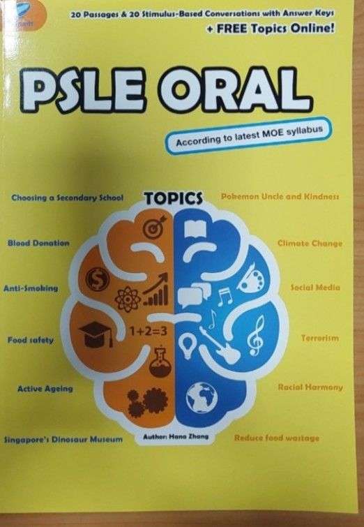 PSLE Oral Practices, Hobbies & Toys, Books & Magazines, Assessment ...