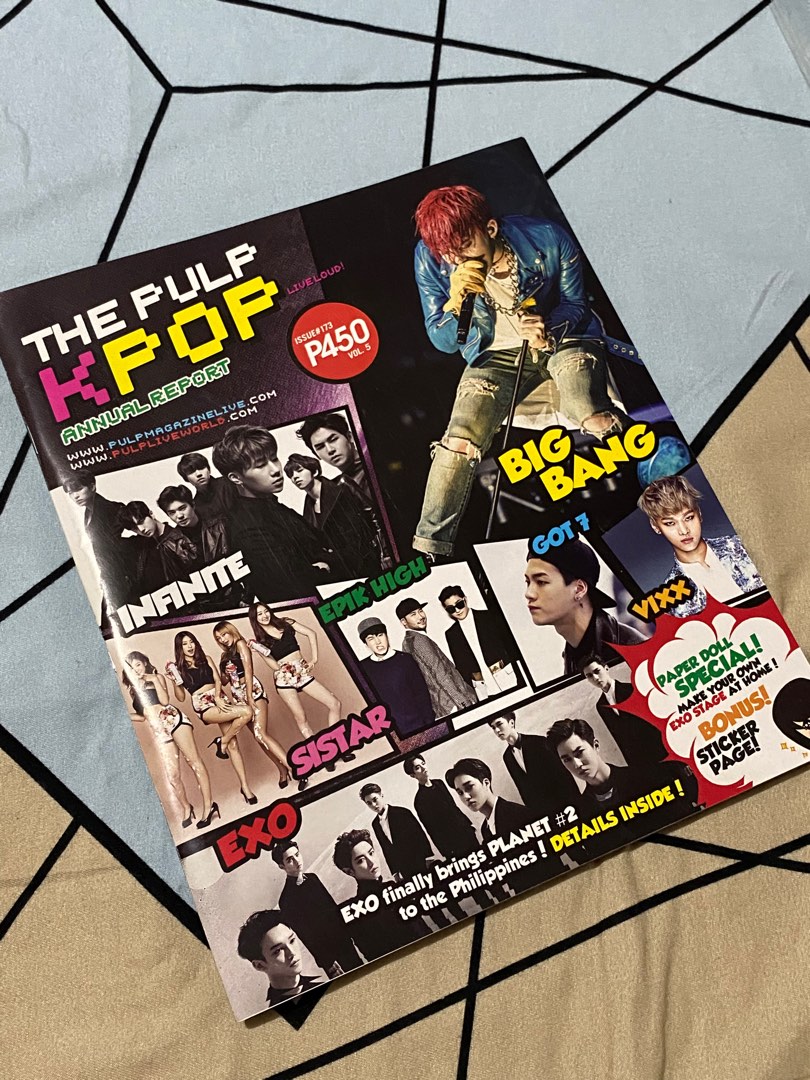 PULP KPOP Annual Report Magazine, Hobbies & Toys, Books & Magazines ...