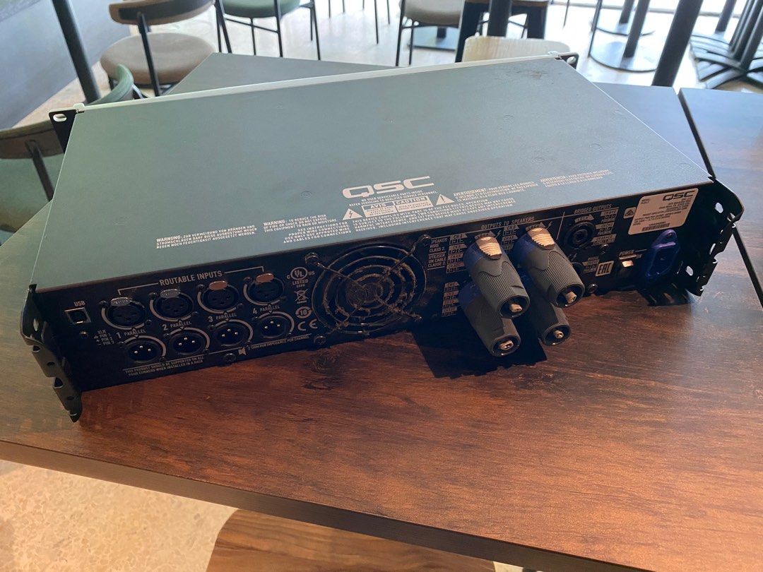 QSC 4.2 Power Amp, Audio, Soundbars, Speakers & Amplifiers on Carousell