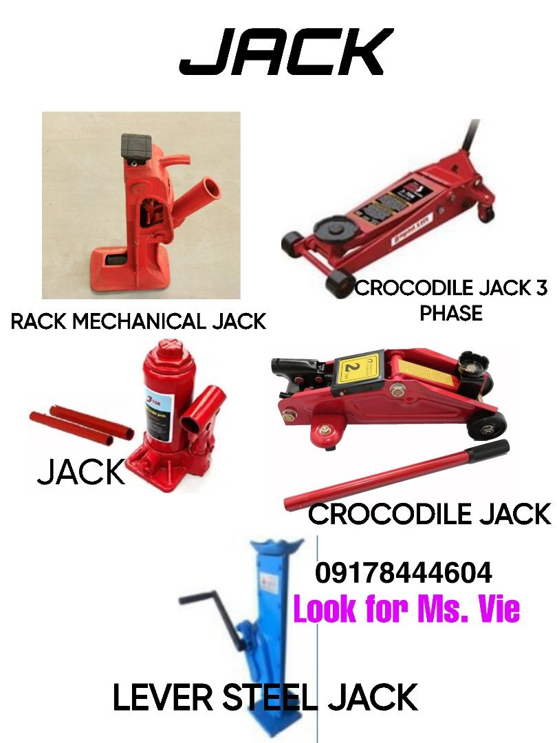 RACK MECHANICAL JACK, JACK, CROCODILE JACK, CROCODILE JACK 3 TONS ...