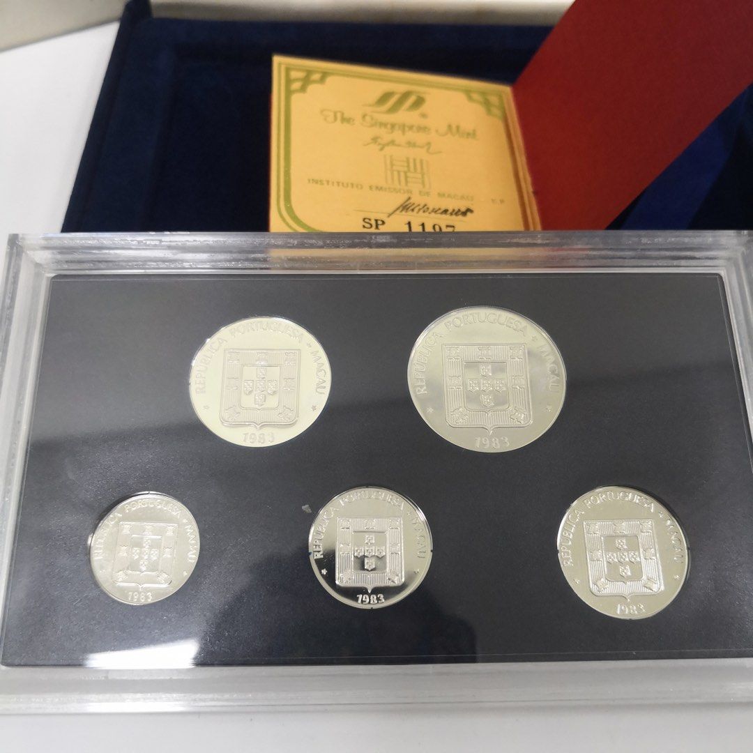 Rare 1983 Macau Sterling Silver Proof Lucky Coins Set 福禄寿-With COA ...
