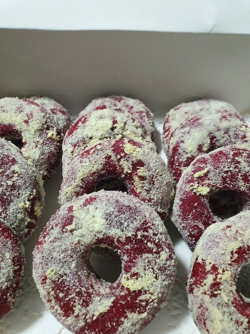 RED VELVET DONUT, Food & Drinks, Homemade Bakes on Carousell