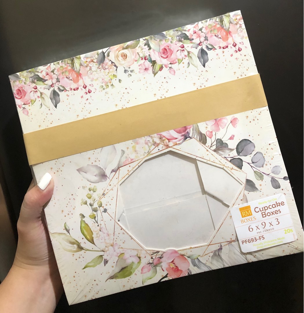 RM boxes Cupcake Box 6x9x3, Furniture & Home Living, Home Improvement ...