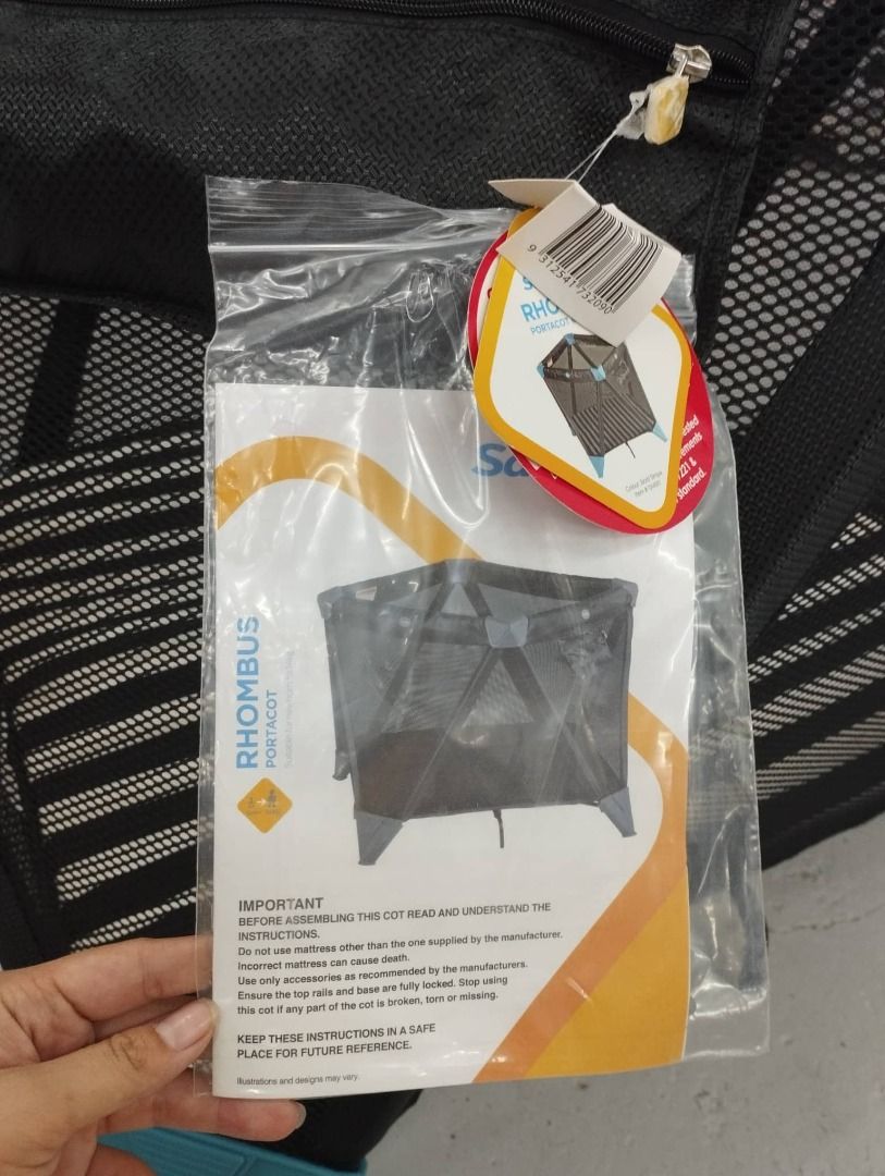 Safety 1st Rhombus Portacot, Babies & Kids, Baby Nursery & Kids ...