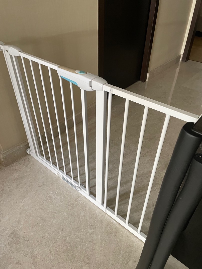 Safety gate in white, Babies & Kids, Baby Nursery & Kids Furniture ...