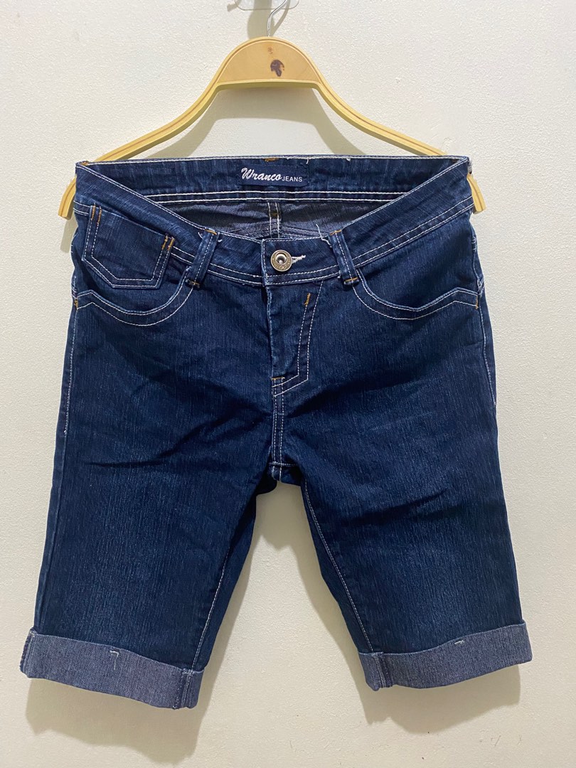 Wranco Jeans Preloved Maong Semi-Pants, Women's Fashion, Bottoms, Jeans ...