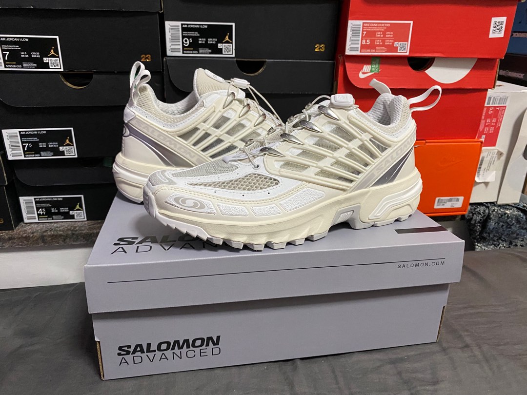 Salomon ACS Pro Advanced White us6.5, 男裝, 鞋, 波鞋 - Carousell