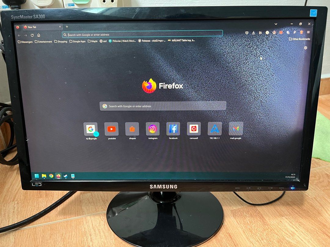 Samsung monitor 21 inch, Computers & Tech, Parts & Accessories, Monitor ...