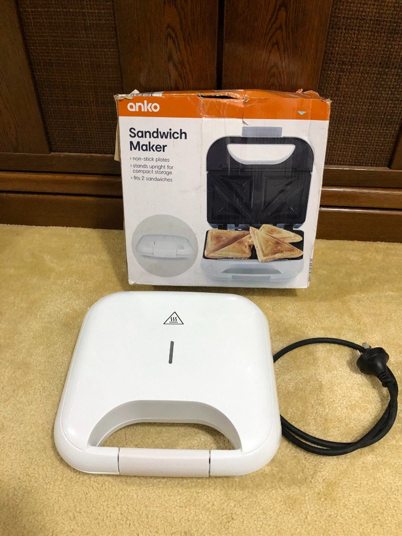 Sandwich Maker (Anko), Furniture & Home Living, Kitchenware & Tableware ...
