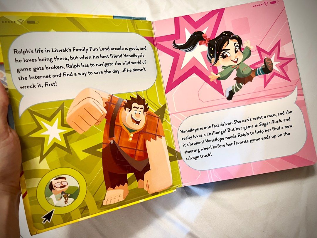 Disney-Pixar Wreck-If Ralph Break the Internet Storybook with 12 ...