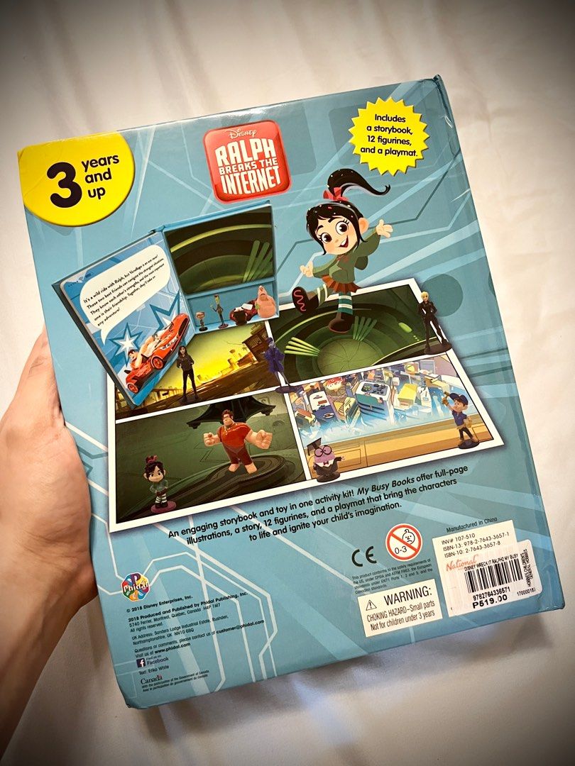 Disney-Pixar Wreck-If Ralph Break the Internet Storybook with 12 ...