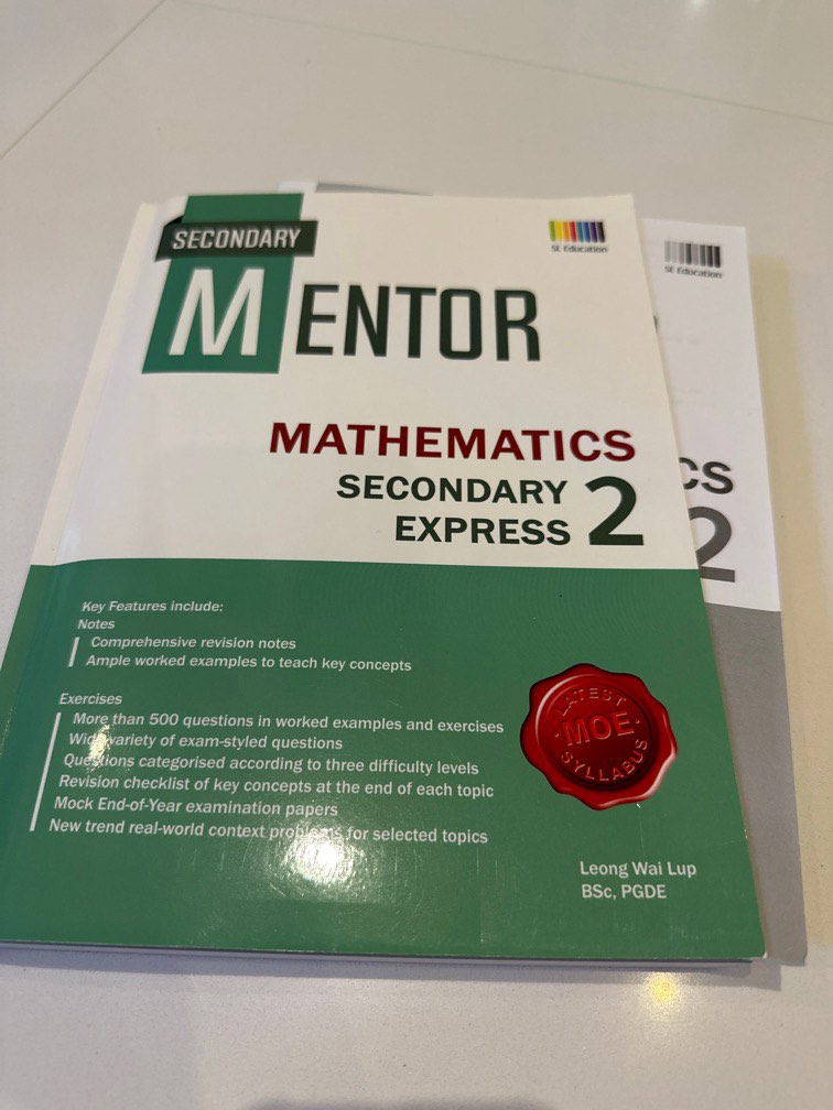 Sec 2 Mentor Math assessment book, Hobbies & Toys, Books & Magazines ...
