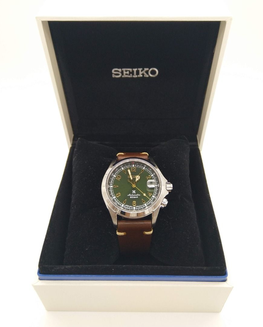 Seiko Green Alpinist Watch SPB121 SPB121J1, Luxury, Watches on Carousell