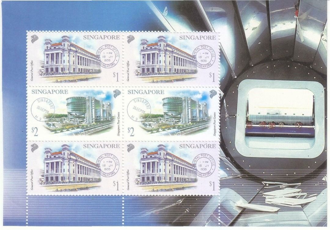 Singapore stamp 2000 Postal Landmarks Booklet MNH VF, Hobbies & Toys ...