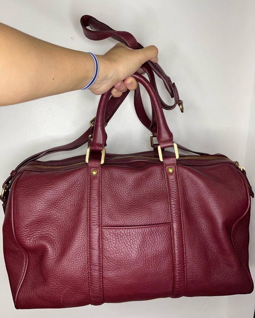 Sisley Two-way Red Duffle Bag, Women's Fashion, Bags & Wallets, Cross ...