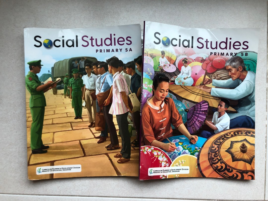 Social Studies Textbook Primary 5A and 5B, Hobbies & Toys, Books ...