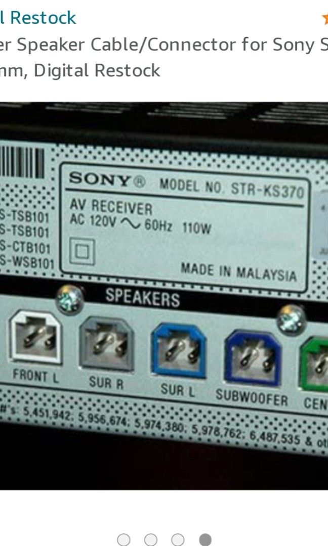 SONY S-MASTER DIGITAL AMPLIFIER, Audio, Soundbars, Speakers ...