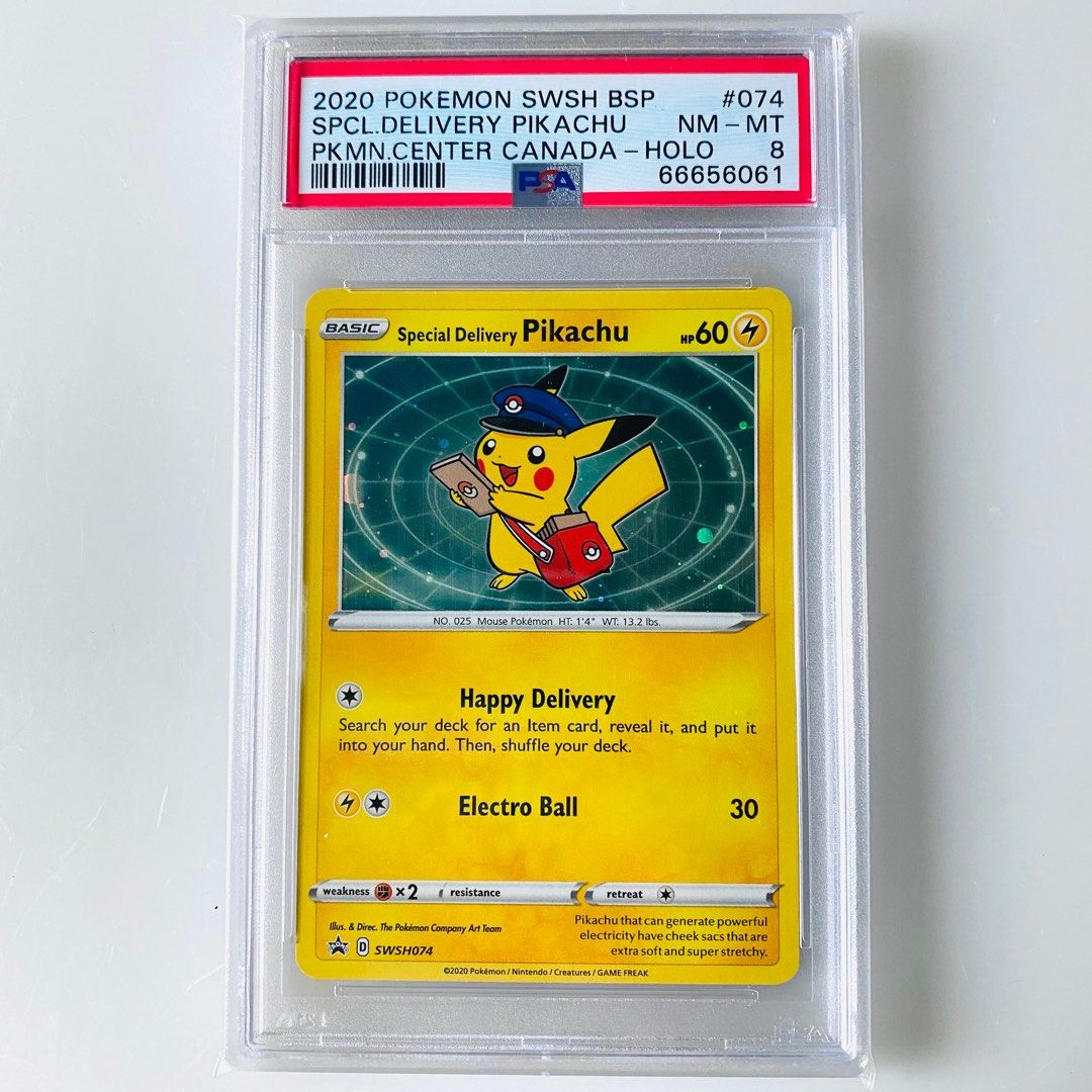 Special Delivery Pikachu PSA 8 Pokemon Card, Hobbies & Toys, Toys ...