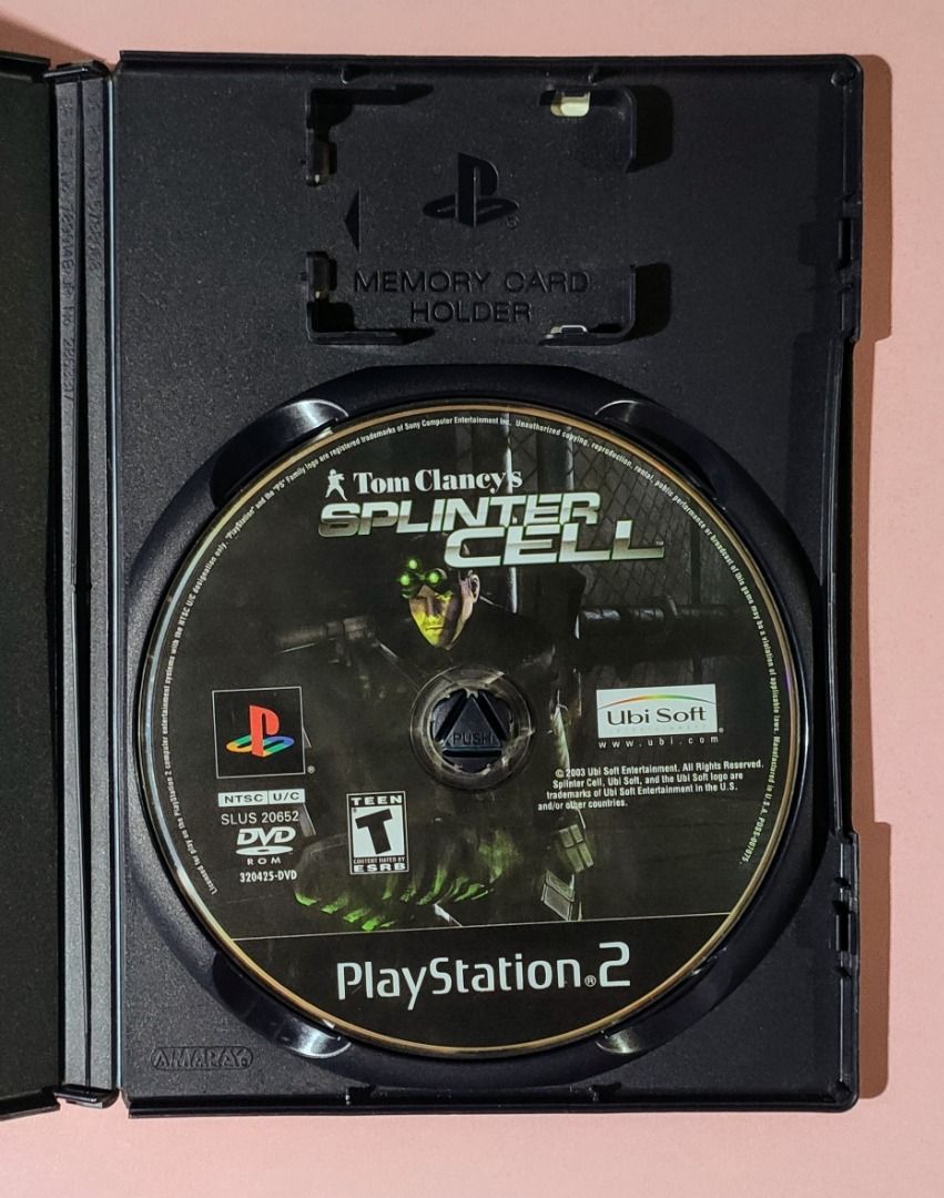 Splinter Cell - [PS2 Game] [NTSC / ENGLISH Language], Video Gaming ...