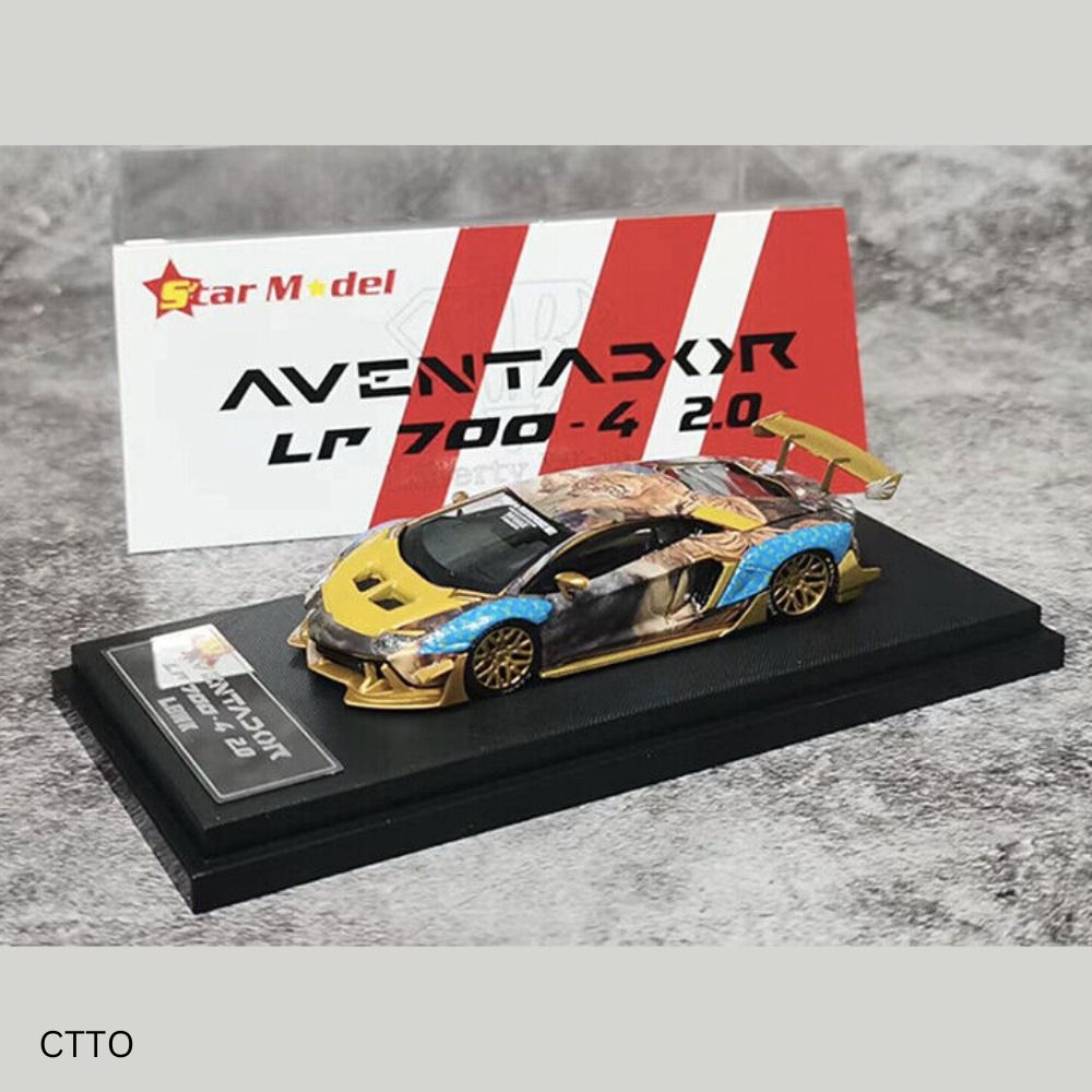 Star Model 1/64 Scale Liberty Walk Lamborghini Aventador LP700-4 LBWK 2 ...