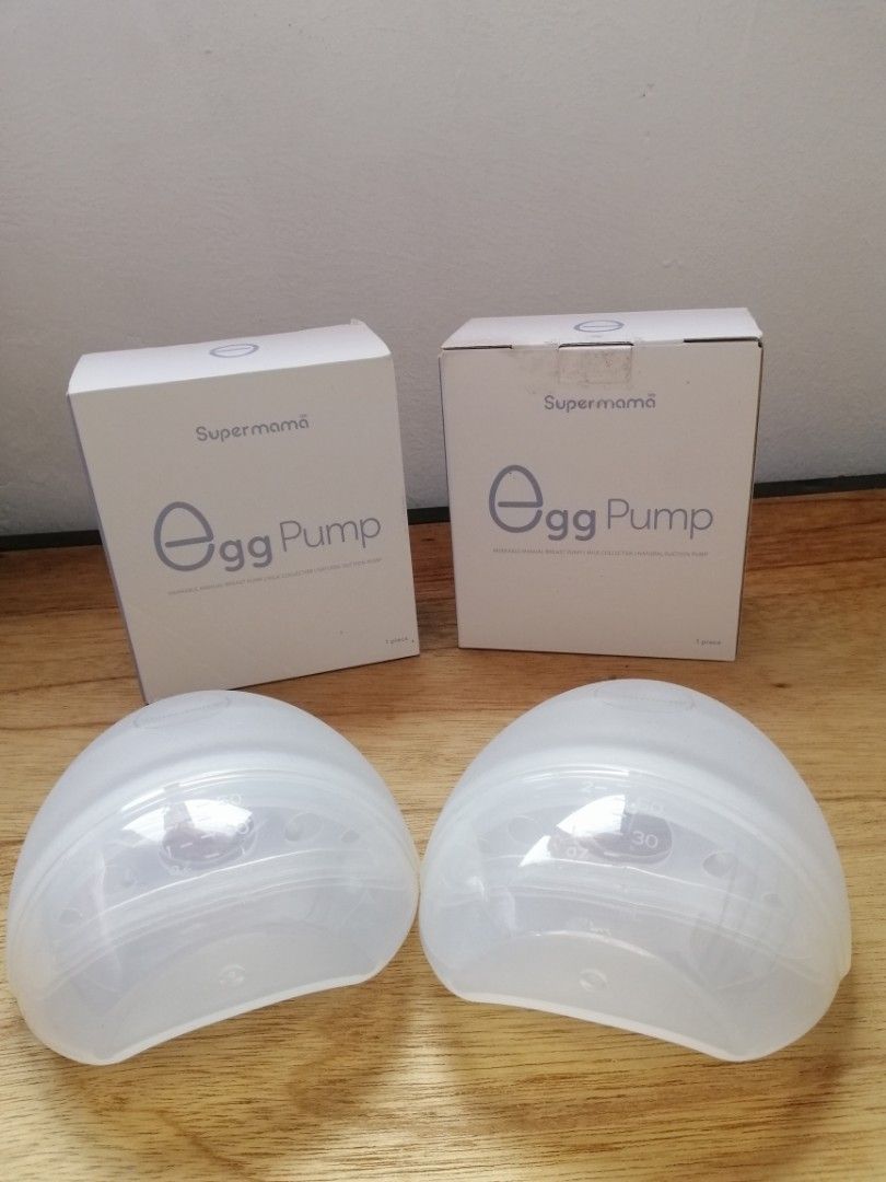 Supermama Egg Pump / Wearable Milk Collector (2 CUPS), Babies & Kids, Nursing & Feeding ...