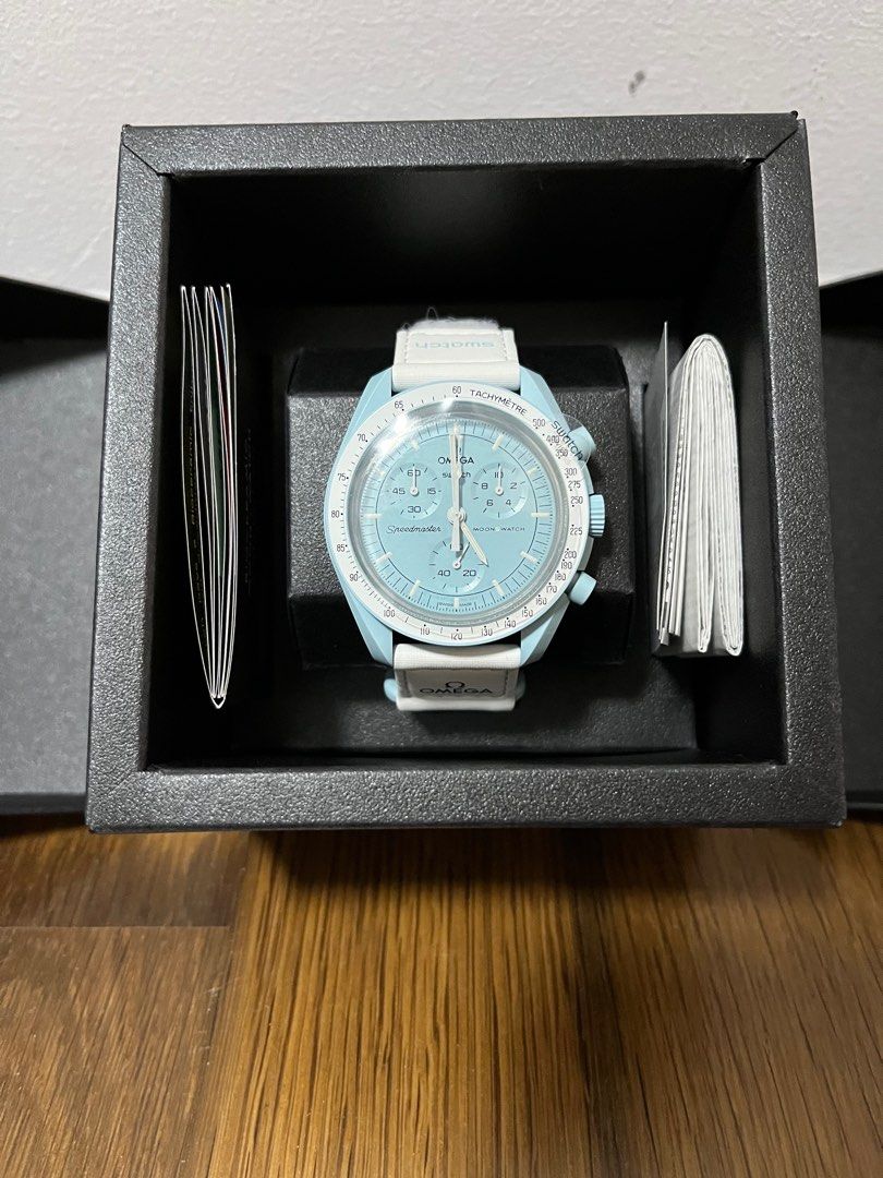 (Uranus) Swatch x Omega Bioceramic Moonswatch, Women's Fashion, Watches ...