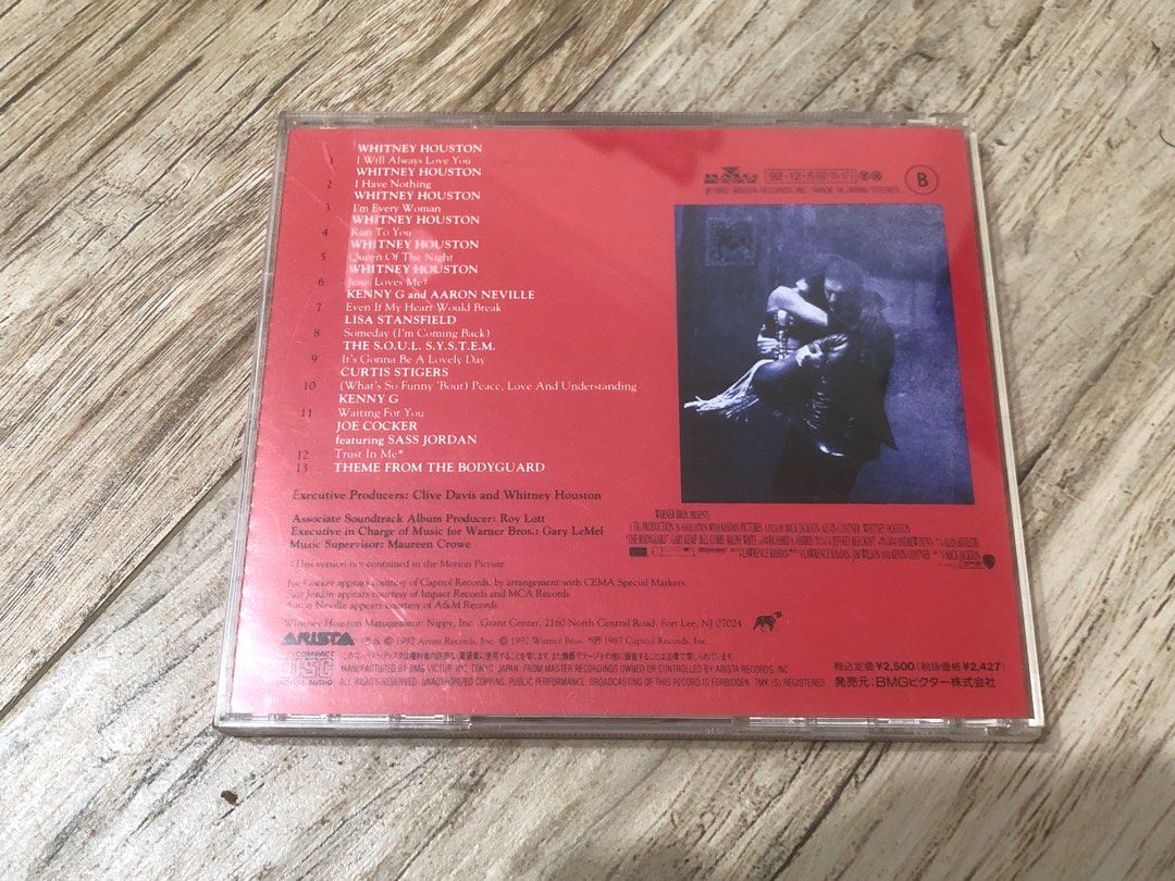 The Bodyguard original soundtrack album, 興趣及遊戲, 音樂、樂器 & 配件, 音樂與媒體 - CD ...