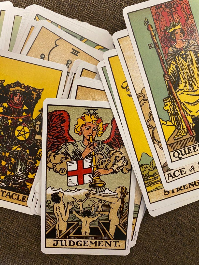 The Original Rider Waite Tarot Deck, Hobbies & Toys, Stationary & Craft ...