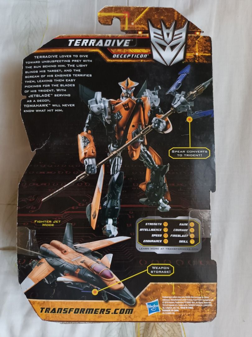 Transformers Hunt for the Decepticons Terradive Deluxe Class, Hobbies ...