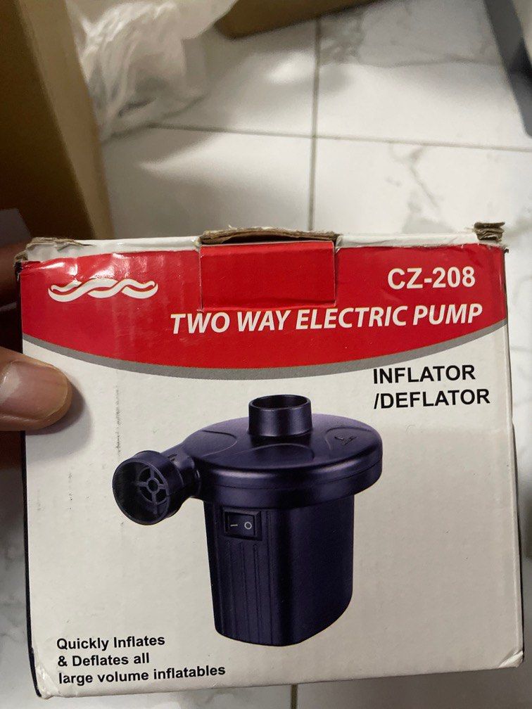 Two way electric pump (inflator/deflator, TV & Home Appliances, Other ...