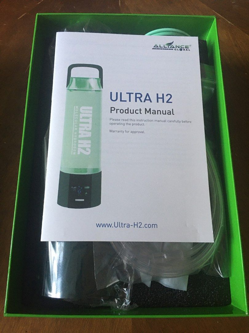 Ultra H2 Molecular Hydrogen Water, Health & Nutrition, Health ...