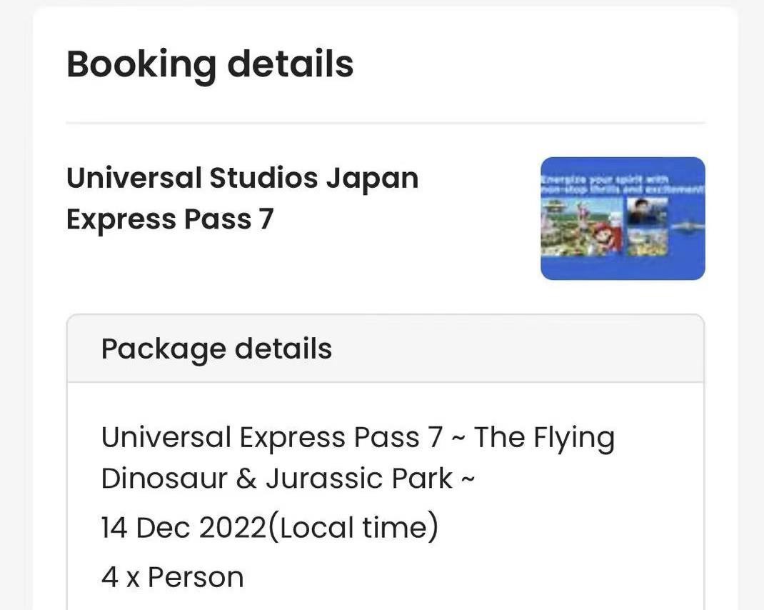 Universal Studios Japan (USJ) Express pass 7, Tickets & Vouchers ...