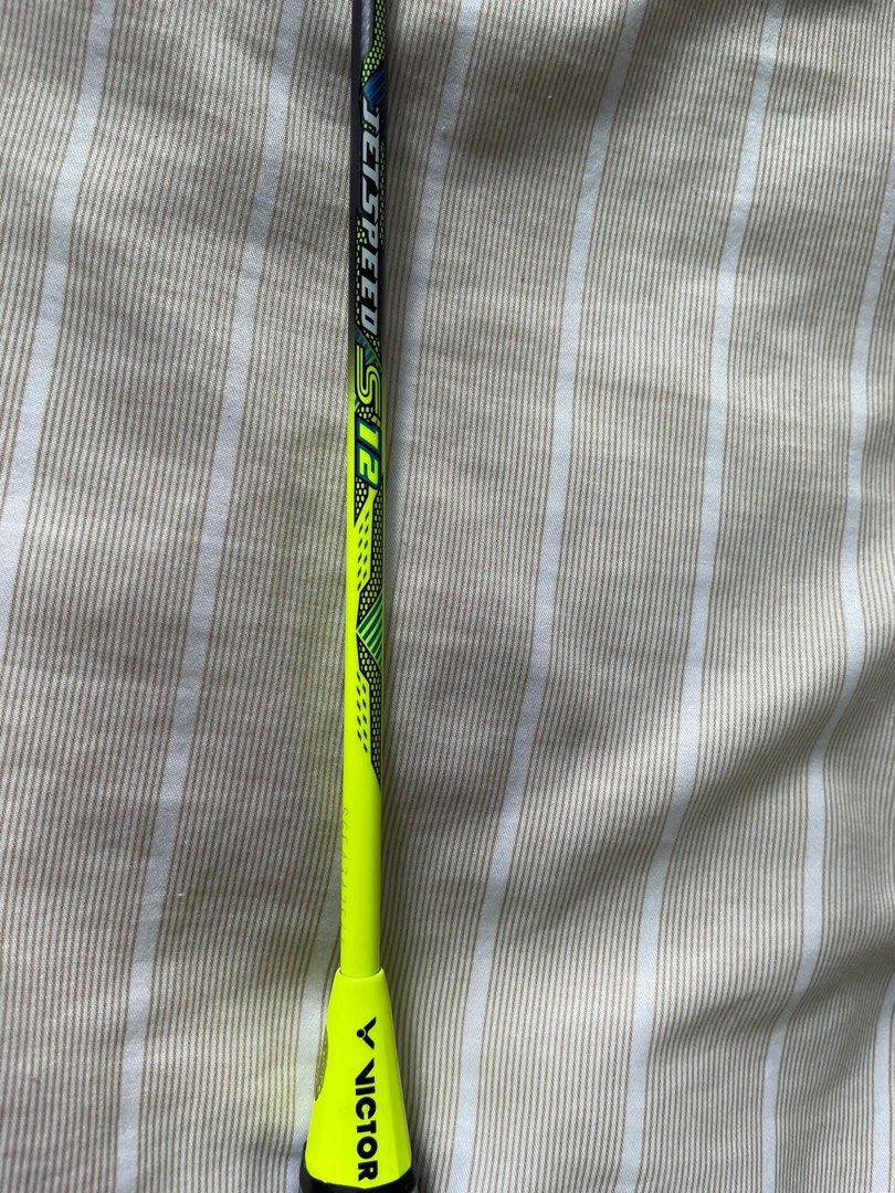 Victor Jetspeed S12 4UG5 Badminton Racket, Sports Equipment, Sports ...