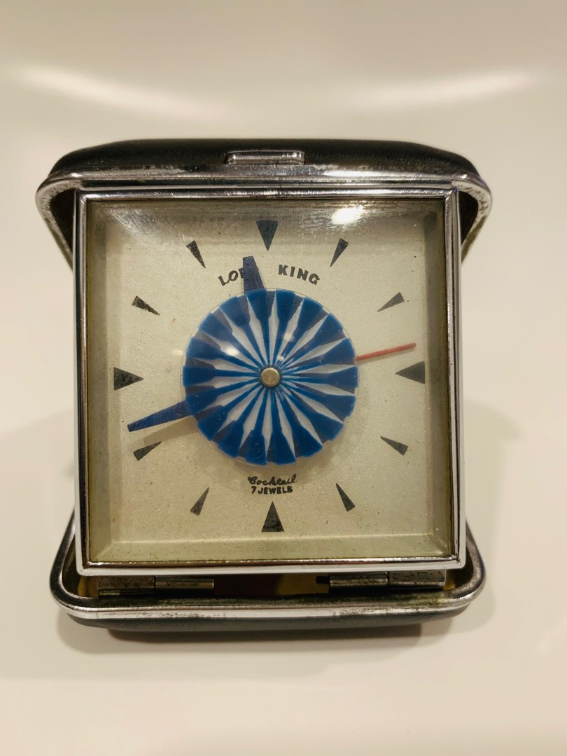 Vintage Travel Clock Lord King Japan, Hobbies & Toys, Collectibles ...