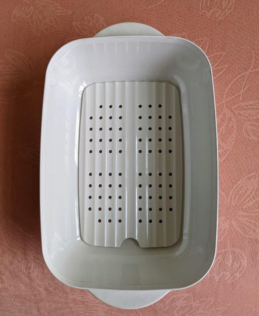 Vintage Tupperware Microwave Cookware with Strainer, Furniture & Home ...