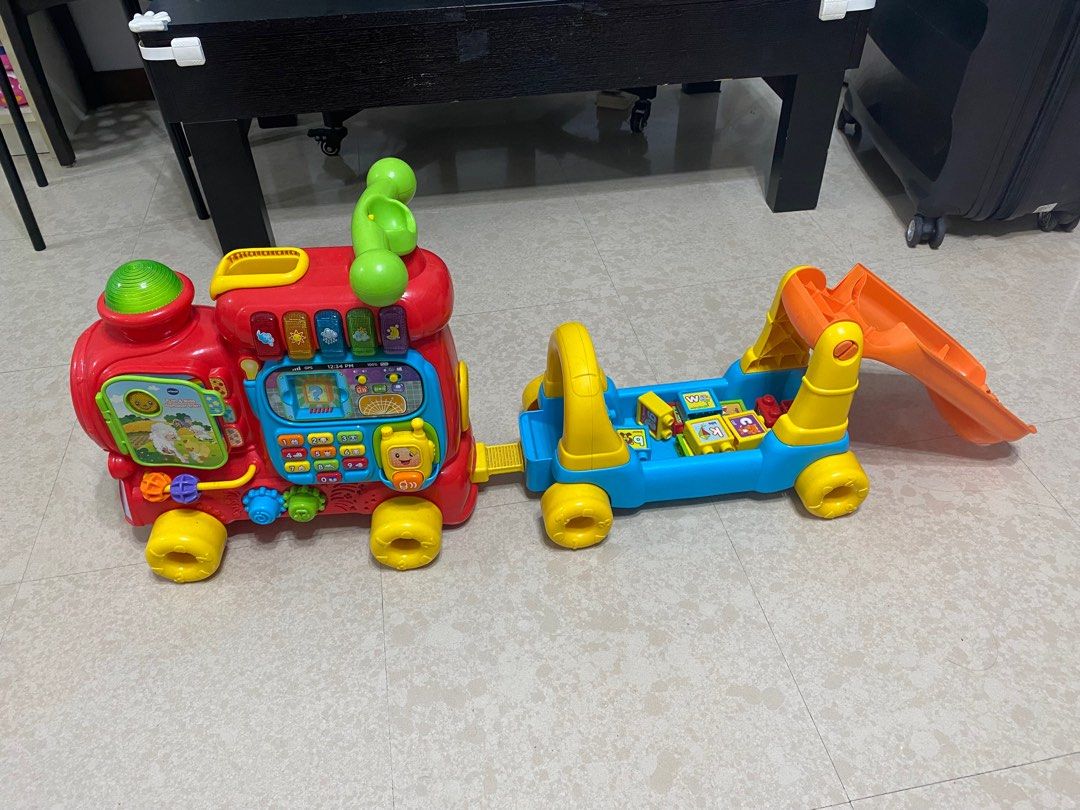 Vtech Push & Ride Alphabet Train, Babies & Kids, Infant Playtime on ...