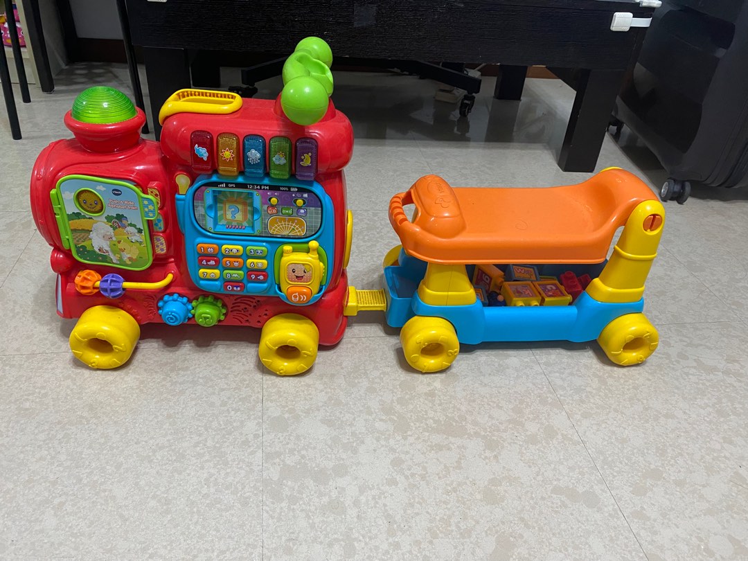 Vtech Push & Ride Alphabet Train, Babies & Kids, Infant Playtime on ...