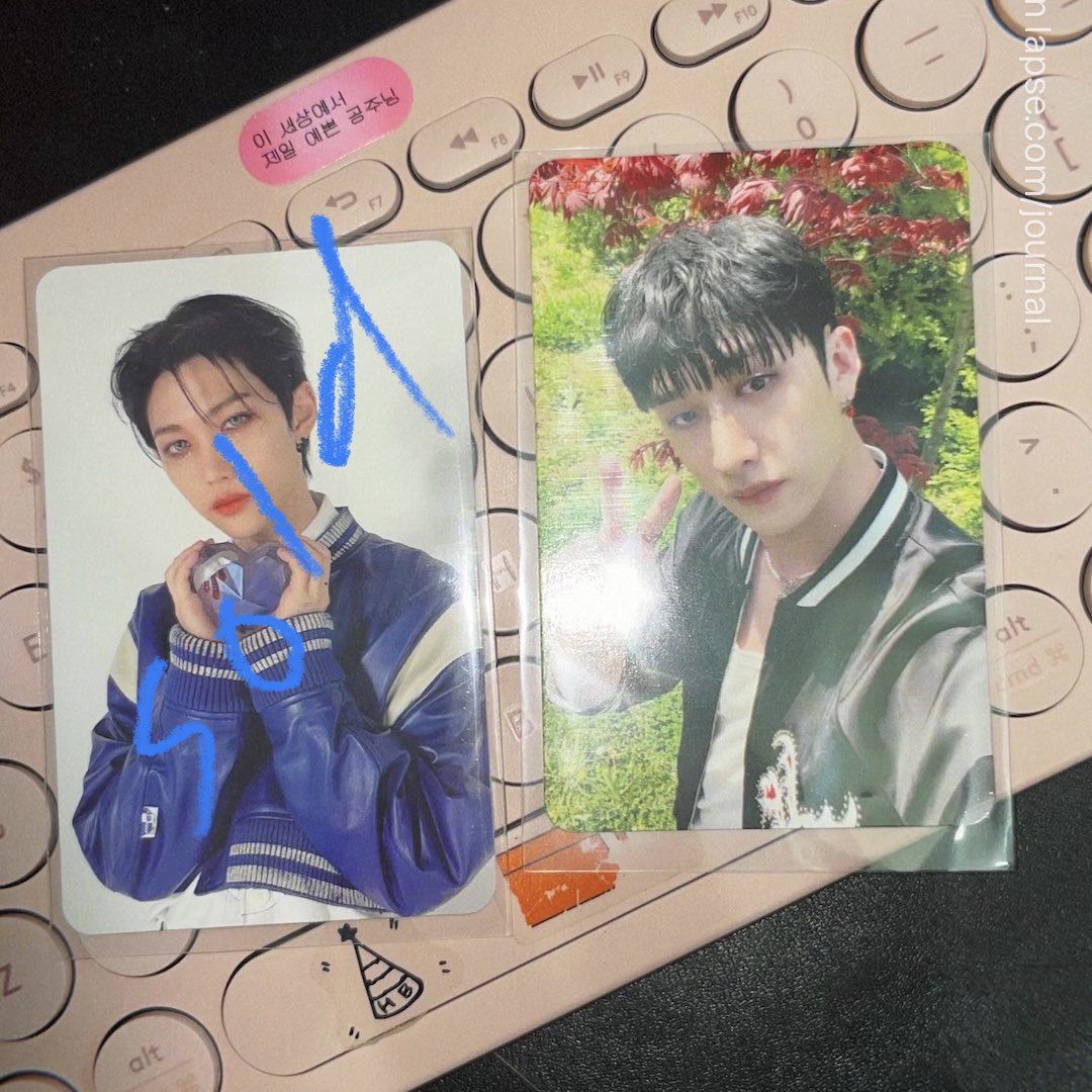 wts lfb stray kids skz maxident felix paper case bang chan flower ...