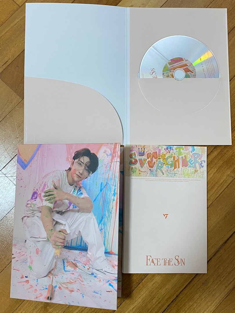 wts/lfb seventeen svt carat ver album binder joshua face the sun ...