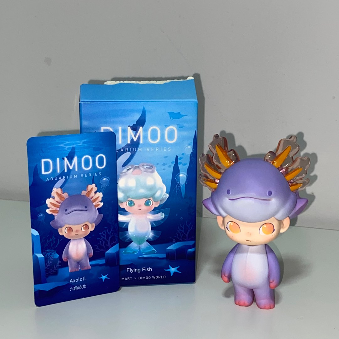 WTS/WTT Dimoo Aquarium Axolotl Popmart, Hobbies & Toys, Toys & Games on ...