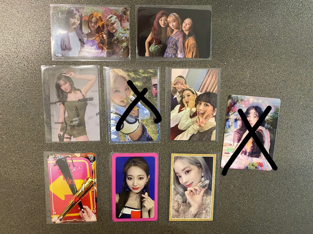 WTT WTS twice photocards pc nayeon dahyun tzuyu momo jihyo mina unit sana chaeyoung, Hobbies ...