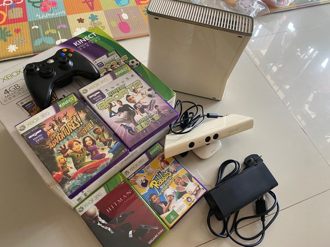 Xbox 360 Kinect, Controller, Games collection, Video Gaming, Video Game ...