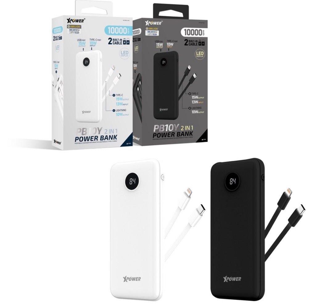 全新未開XPower PB10Y (10000mAh) Power Bank, 手提電話, 電話＆平板電腦配件, 電池及充電器 - Carousell