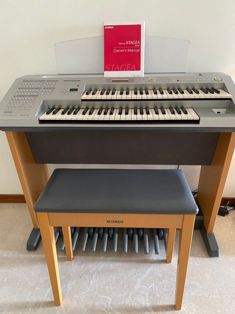 Yamaha Electone Stagea ELB-01, Hobbies & Toys, Music & Media, Musical Instruments on Carousell