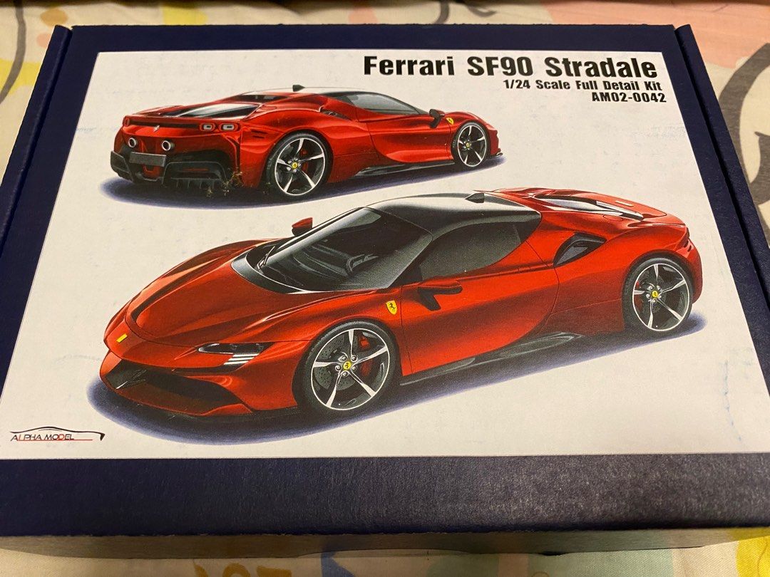 1/24 Alpha model Hobby design Ferrari SF90 Stradale, 興趣及遊戲, 玩具 & 遊戲類 ...