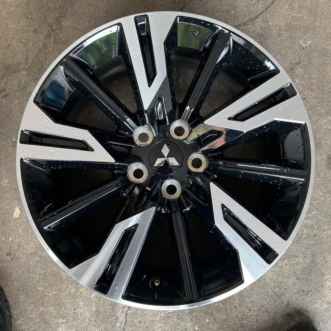 18” mitsubishi rims 5X114.3, Car Accessories, Tyres & Rims on Carousell