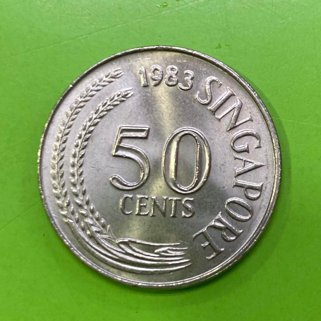 [ Free normal mail ] 1983 Singapore 50 Cents, Hobbies & Toys ...
